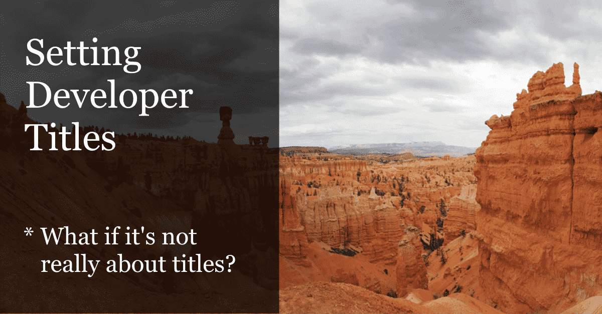 Setting Developer Titles